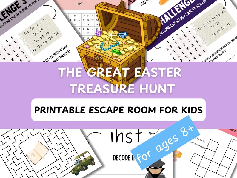 Easter Escape Room for Kids | Bible Escape Room for Kids | Christian ...