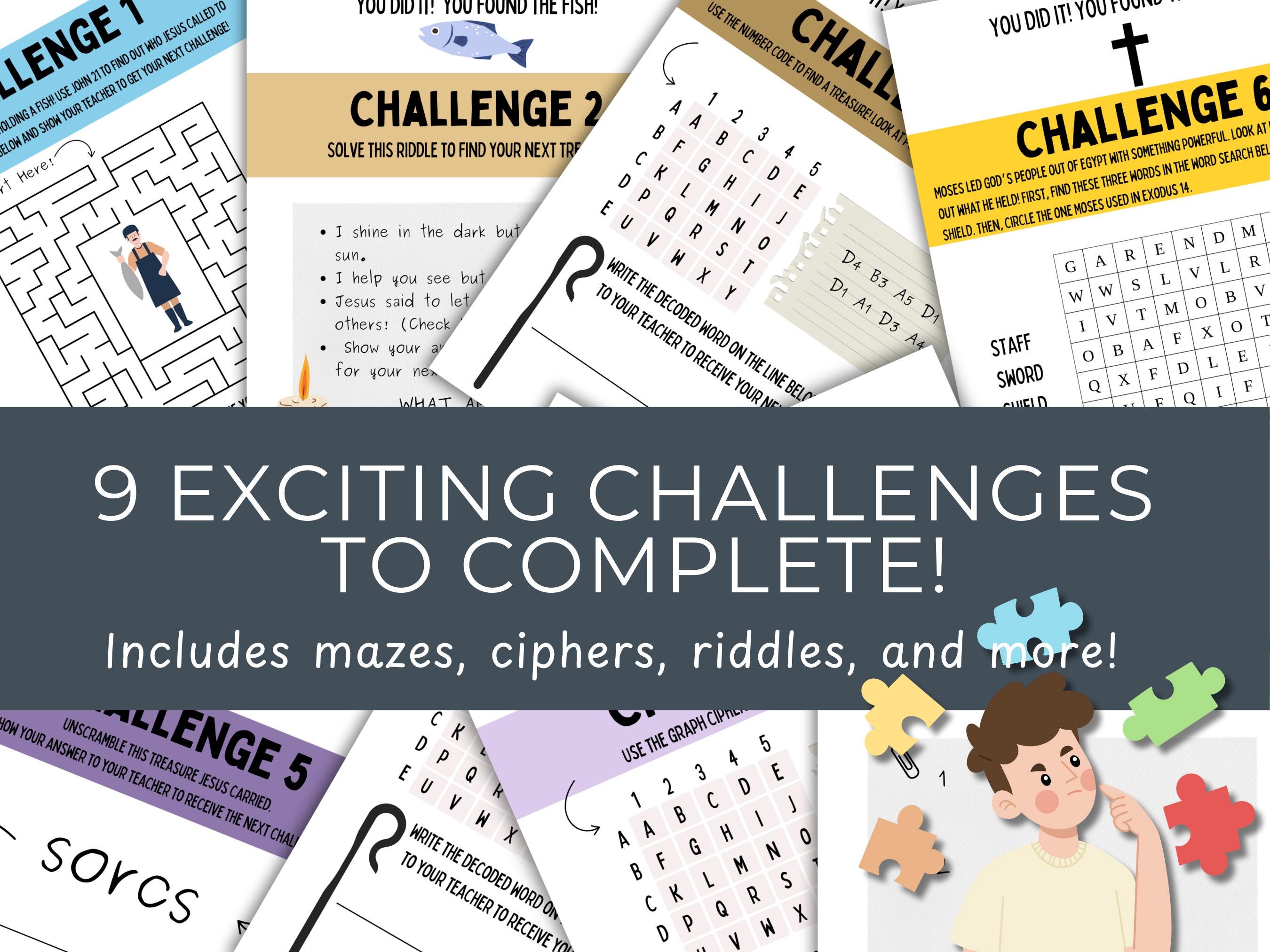 Christian Escape Room | Bible Escape Room for Kids | Christian Team ...