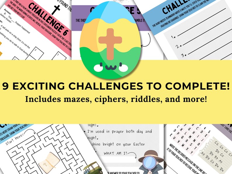 Easter Escape Room for Kids | Bible Escape Room for Kids | Christian ...