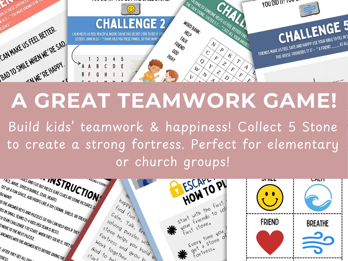 Mental Health Escape Room | Mindfulness Escape Room for Kids | Team ...