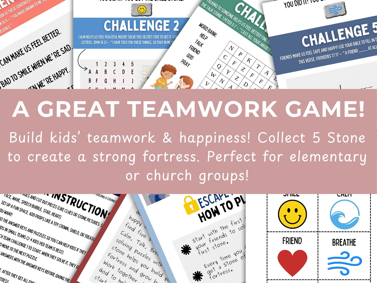 Mental Health Escape Room | Mindfulness Escape Room for Kids | Team ...