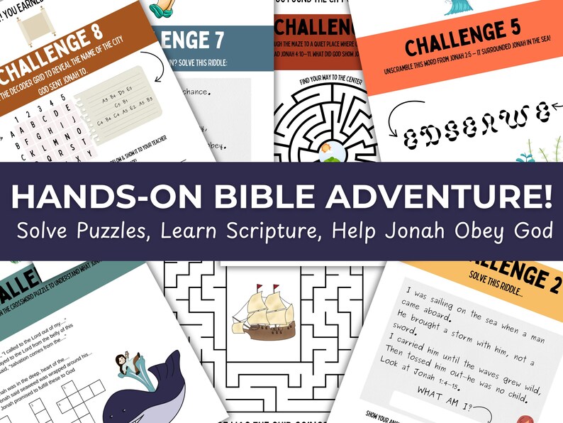 Christian Escape Room for Kids | Bible Escape Room for Kids | Christian ...