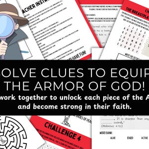 Christian Escape Room | Bible Escape Room for Kids | Christian Team ...