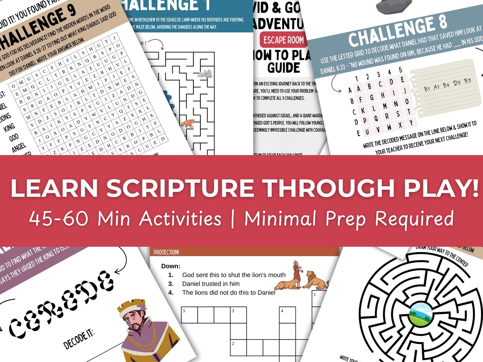 Christian Escape Room | Bible Escape Room for Kids | Christian Team ...