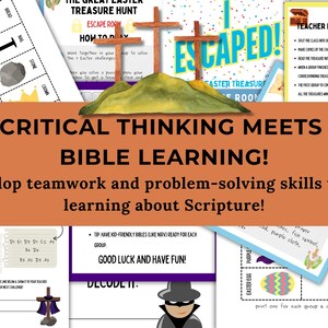 Easter Escape Room for Kids | Bible Escape Room for Kids | Christian ...