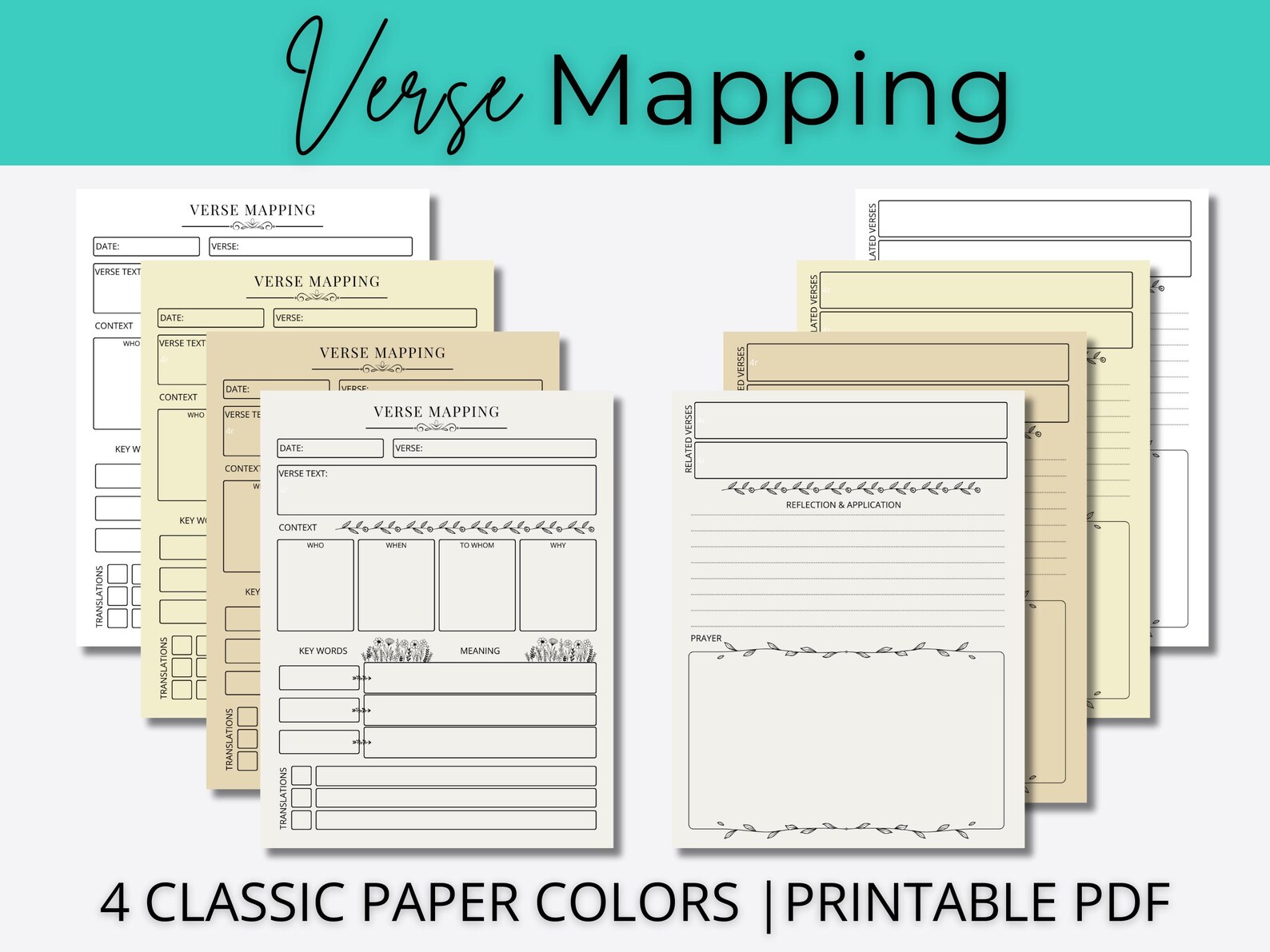 Verse Mapping | Bible Verse Mapping | Bible Study Guide | Bible Verse ...