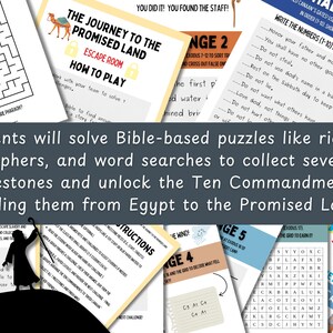 Christian Escape Room for Kids | Bible Escape Room for Kids | Christian ...