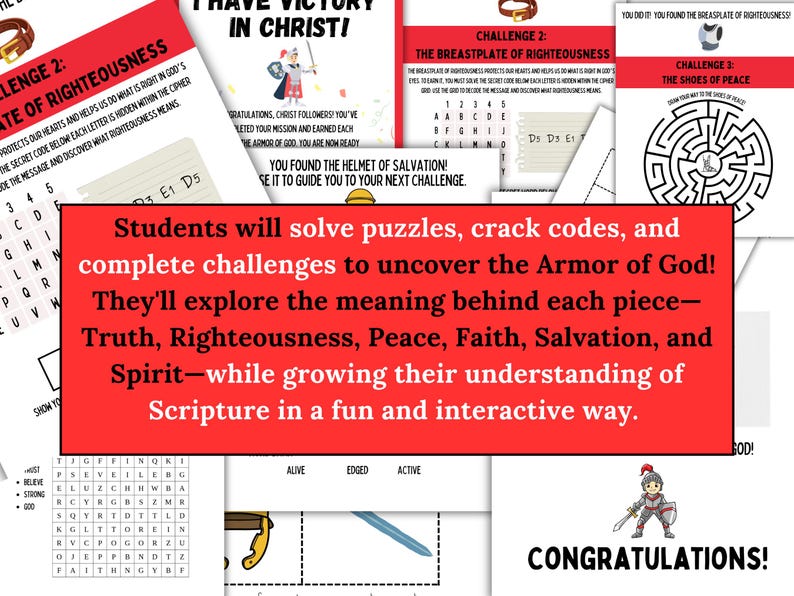 Christian Escape Room | Bible Escape Room for Kids | Christian Team ...