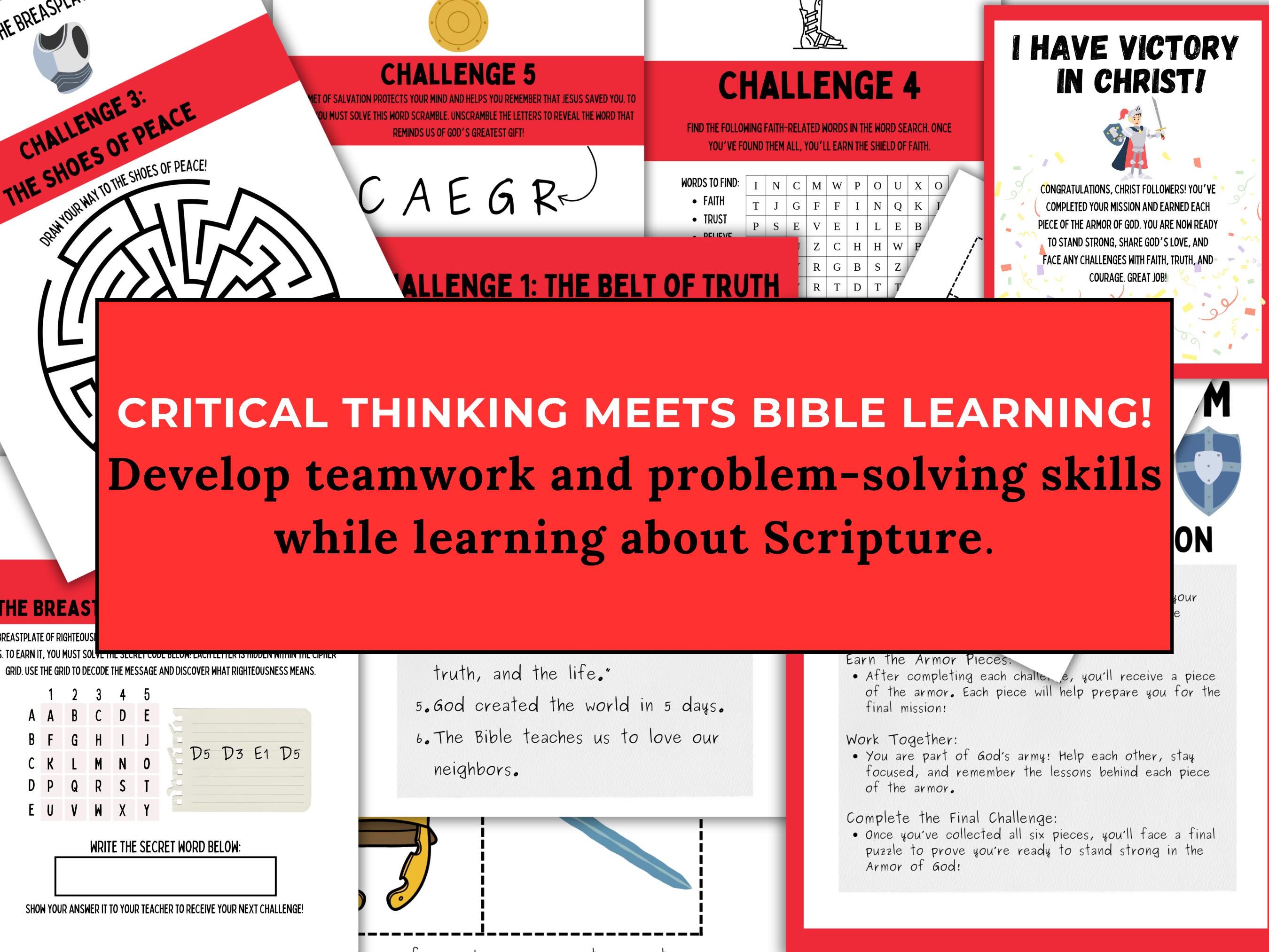 Christian Escape Room | Bible Escape Room for Kids | Christian Team ...