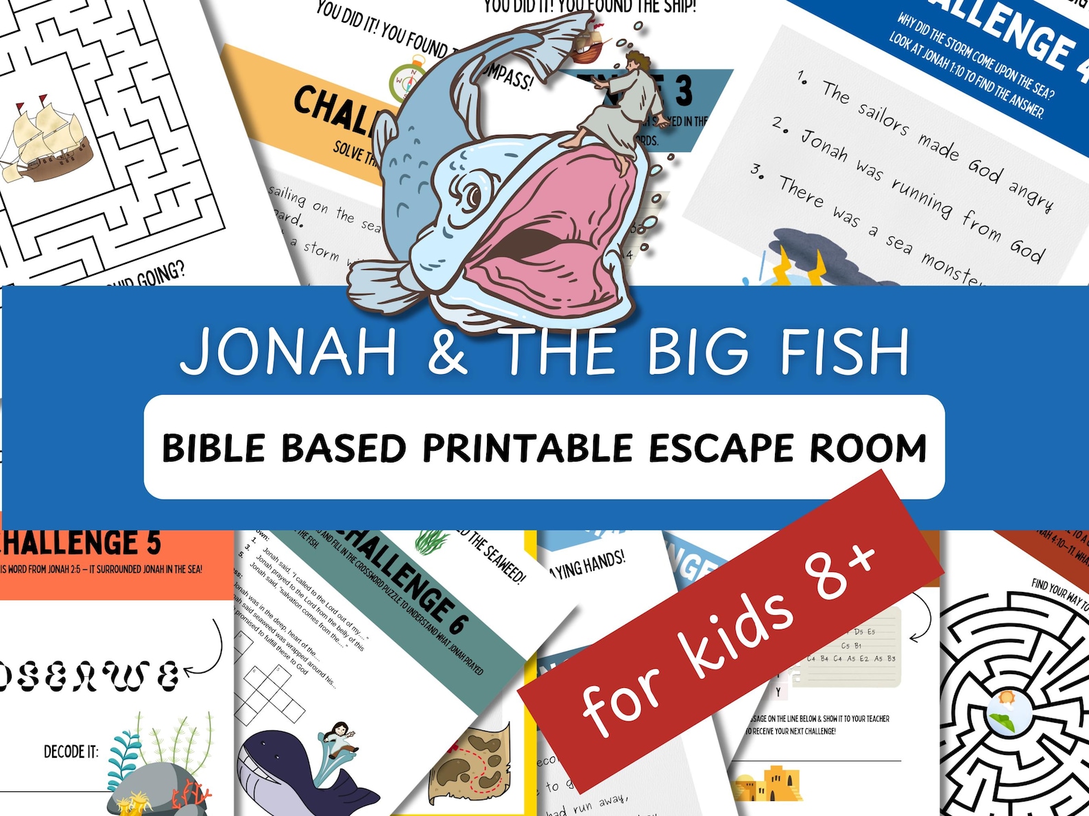 Christian Escape Room for Kids | Bible Escape Room for Kids | Christian ...