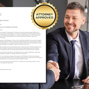 Letter of Recommendation Template | Character Reference Letter for ...