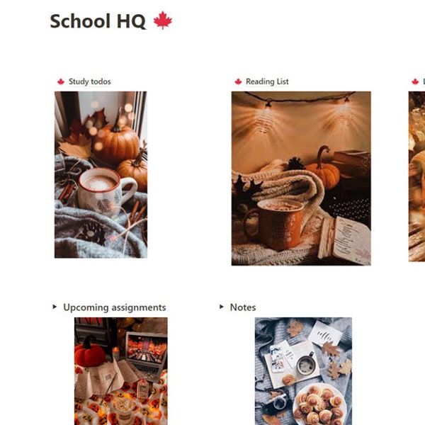 Red Notion Template - Etsy