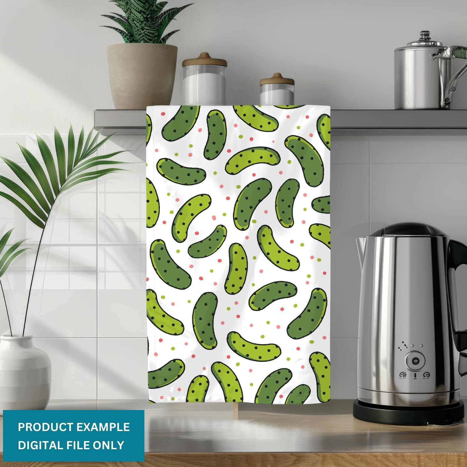Dill Pickle Seamless Pattern | Instant Download PNG Digital File Vinyl ...