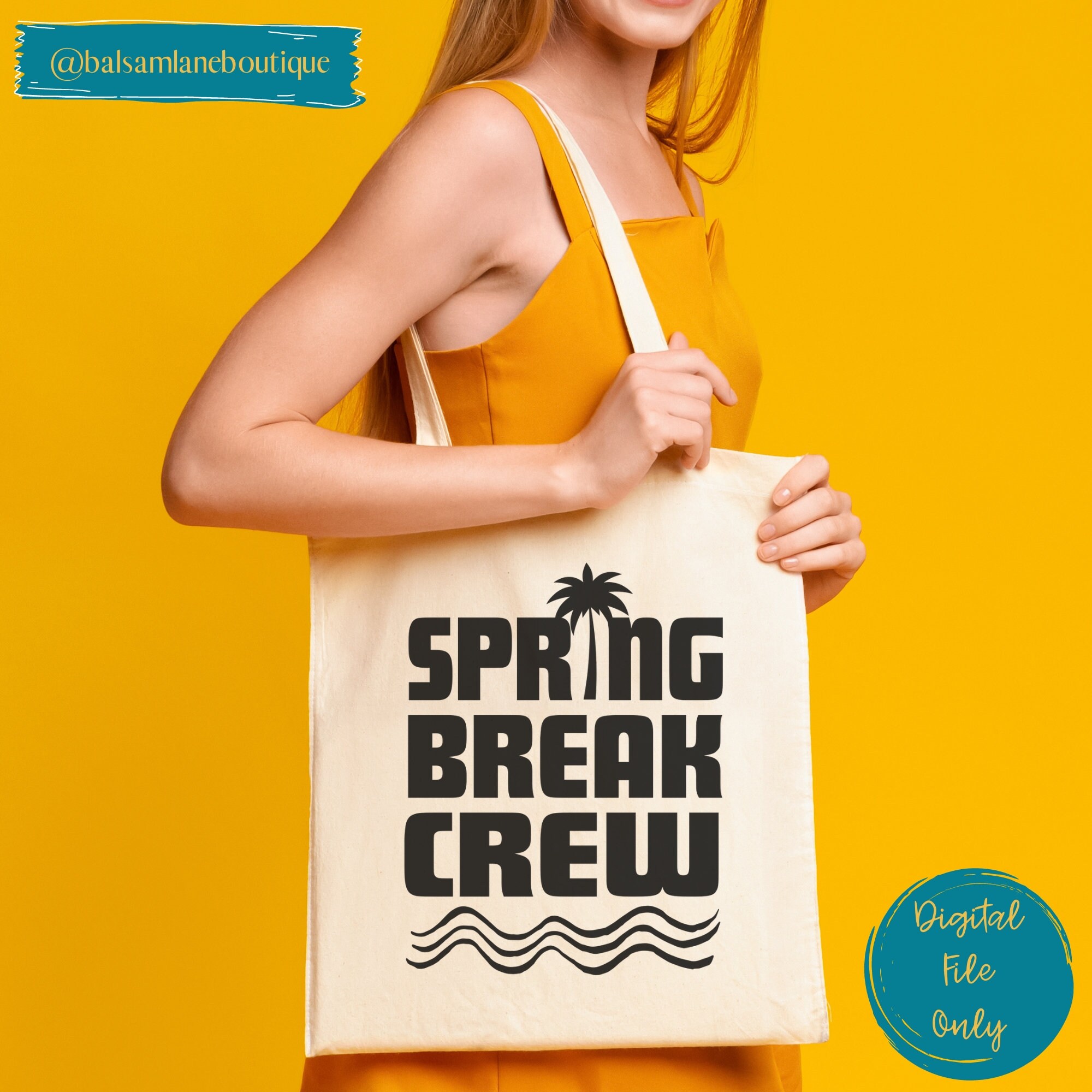 Spring Break Crew SVG PNG | Vacation Shirt Design, Digital Download ...