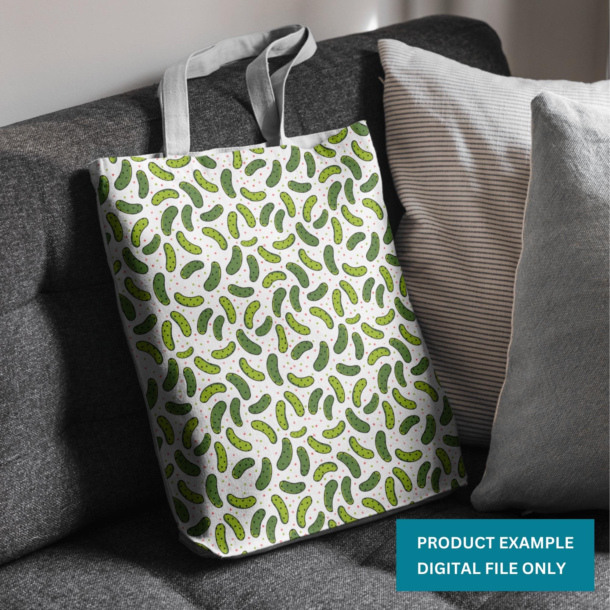 Dill Pickle Seamless Pattern | Instant Download PNG Digital File Vinyl ...