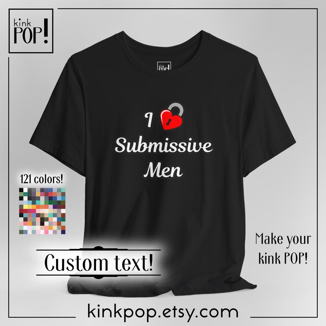 I Heart | Lock My Custom Personalized Chastity Tee | Queer + Kink Positive Requests Welcome | I ...