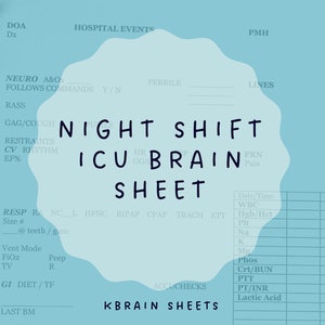 Night Shift ICU Brain - Etsy