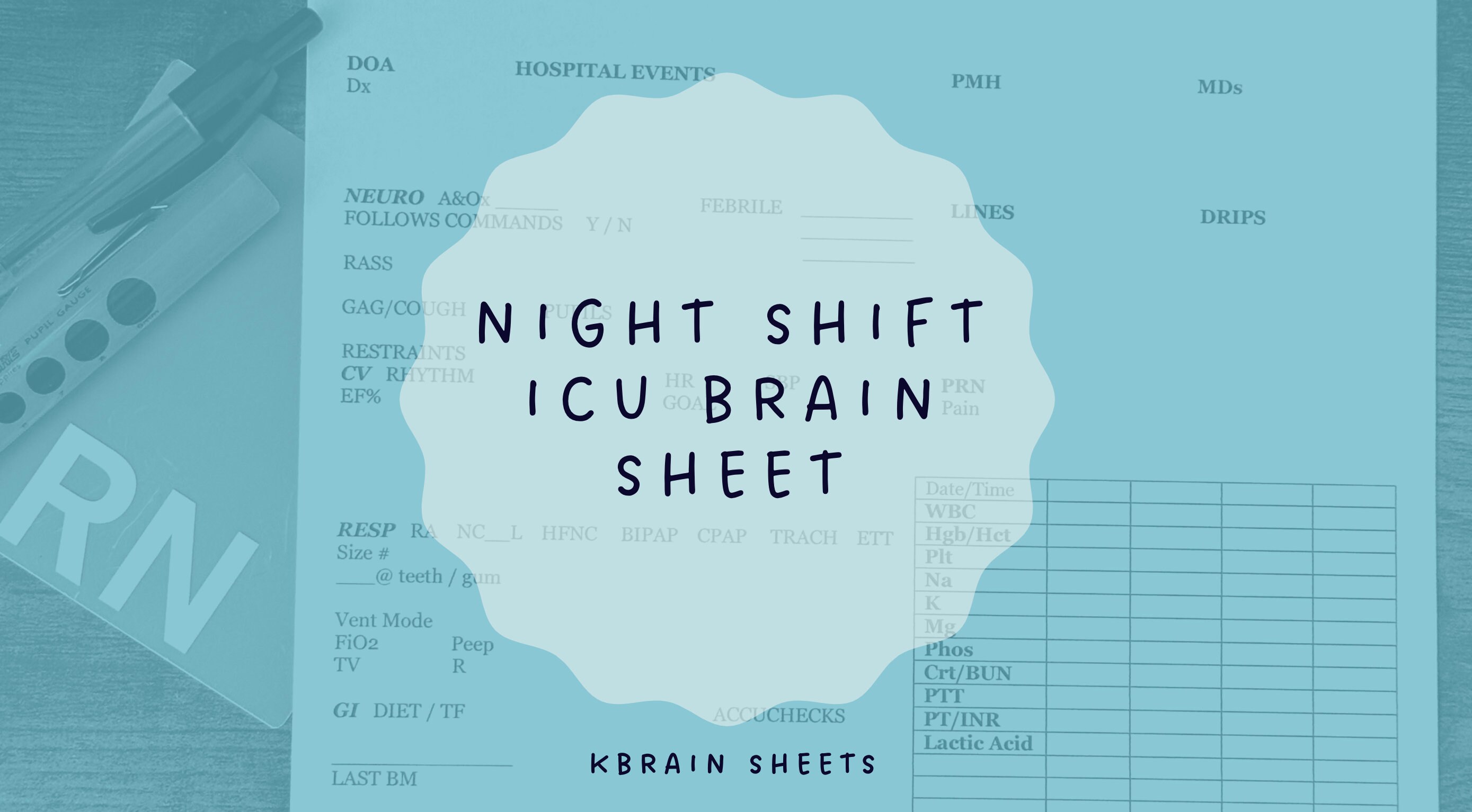 Night Shift ICU Brain - Etsy