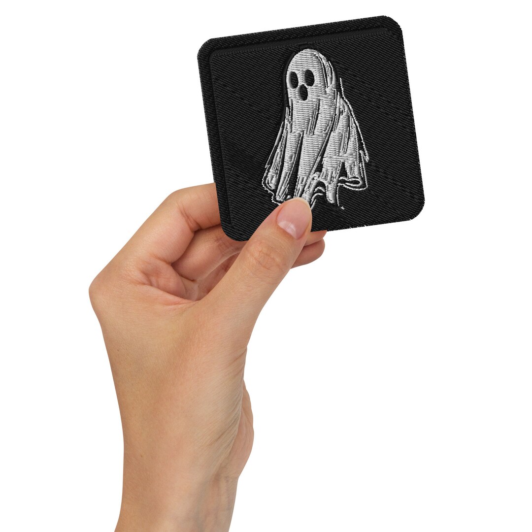 Vintage Ghost Embroidered Patch - Etsy