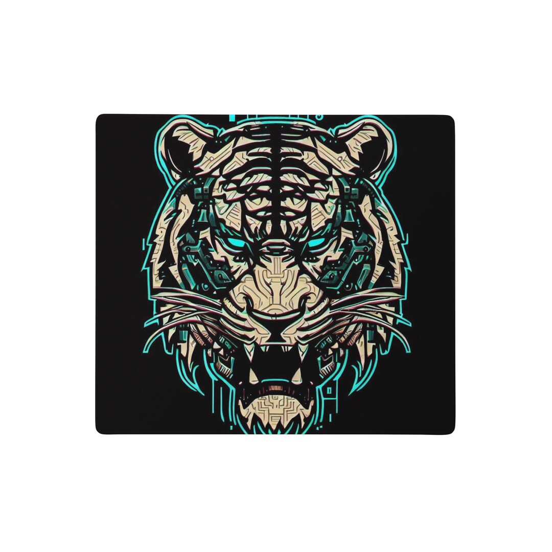 Scifi Tiger Gaming Mouse Pad - Etsy