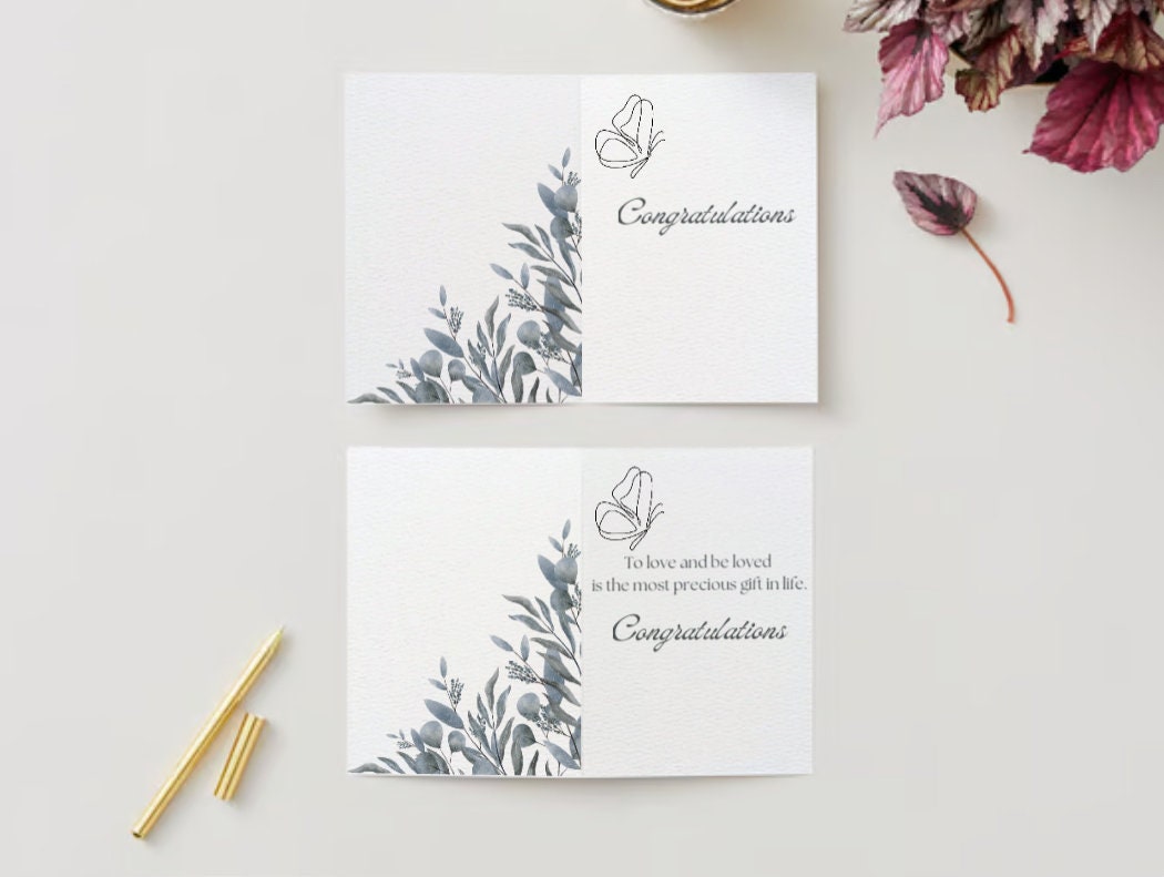 Congratulations Cards, Unique Designs, Foldable Cards, Printable Cards ...