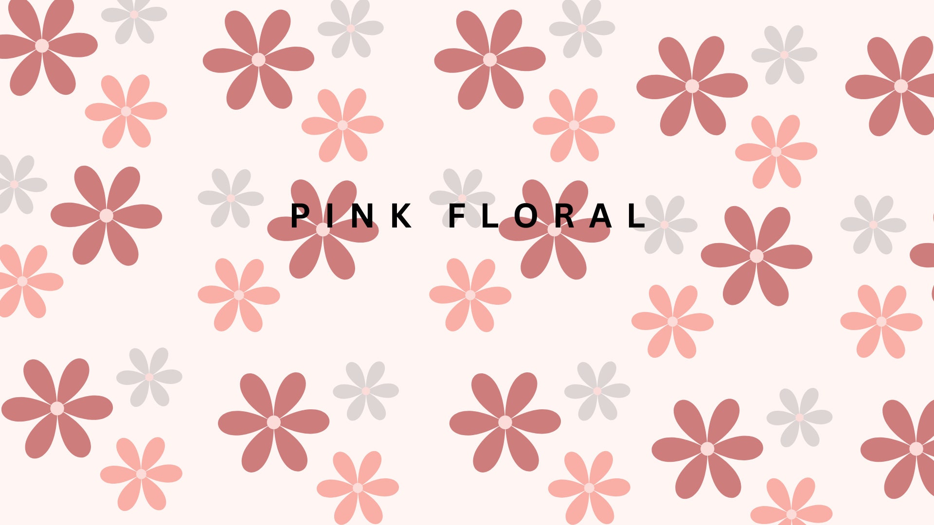 Neutral Flowers Desktop Wallpaper Modern Aesthetic Laptop - Etsy