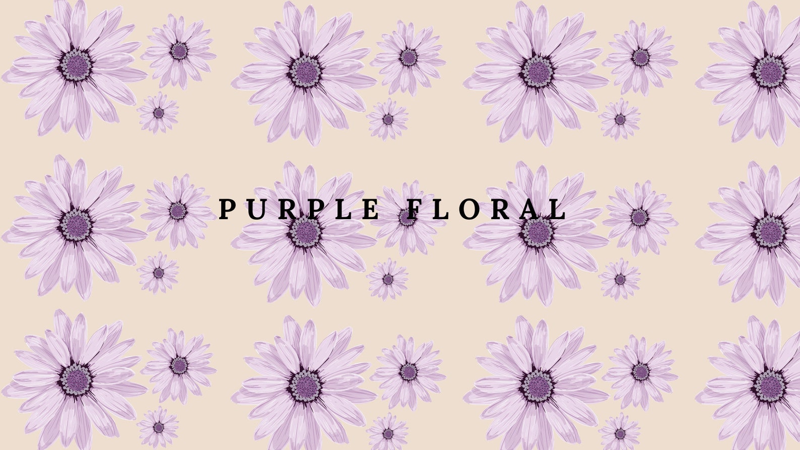 Neutral Flowers Desktop Wallpaper Modern Aesthetic Laptop - Etsy