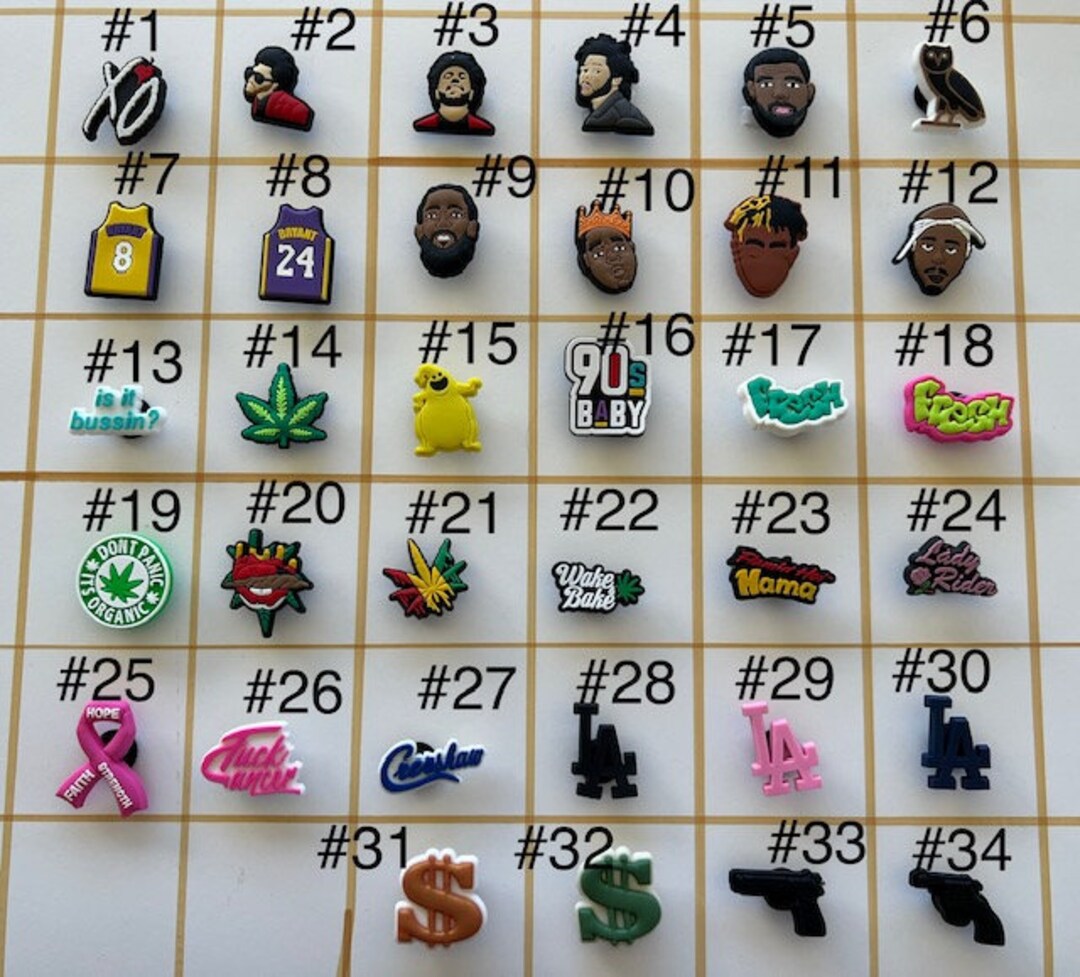 Famous Celebritymore Charms-croc - Etsy