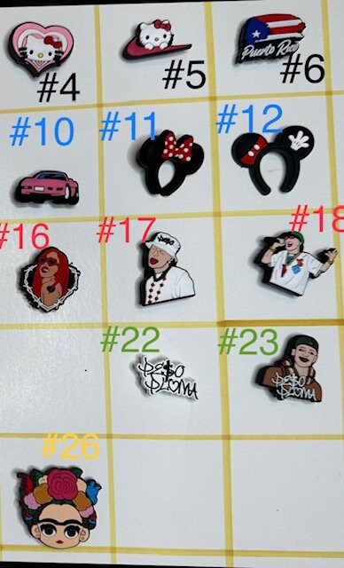 Random Assortment of Shoe Croc Charms - Etsy