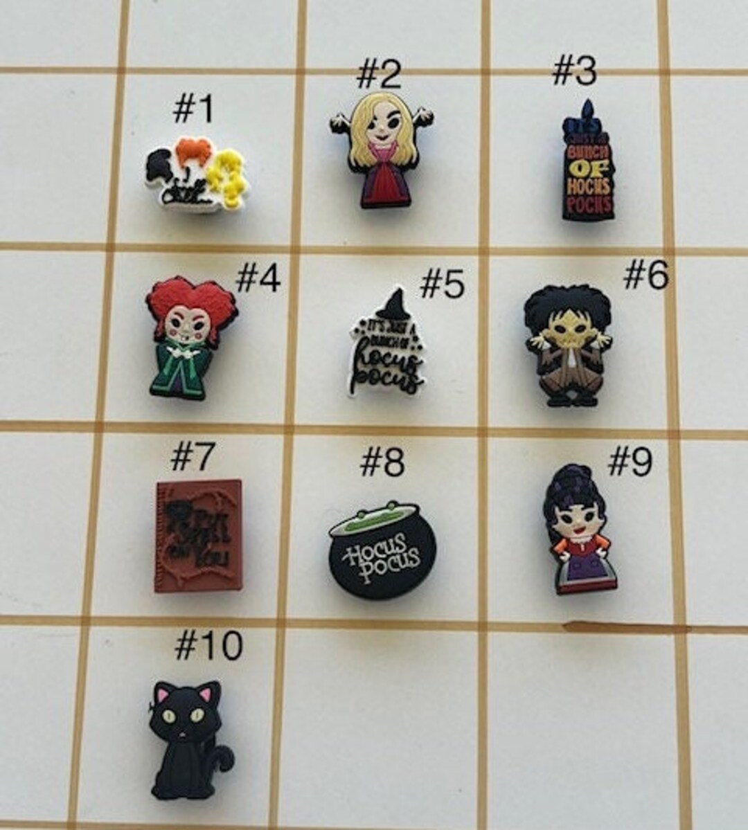 Shoes Croc Hocus Pocus Characters - Etsy