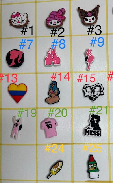 Random Assortment of Shoe Croc Charms - Etsy