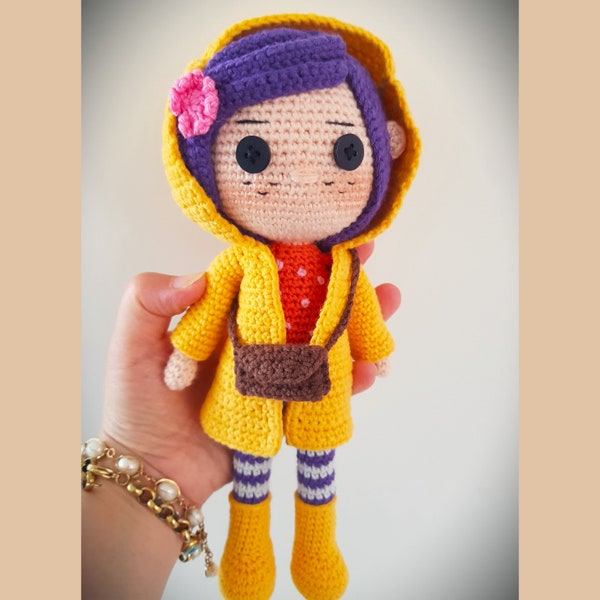 Coraline Button Eye Plush Doll - Etsy
