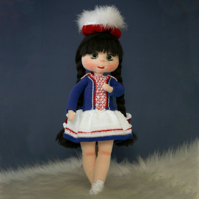 Amigurumi Guard Dance, Handmade Crochet Show Dance Doll, Custom ...