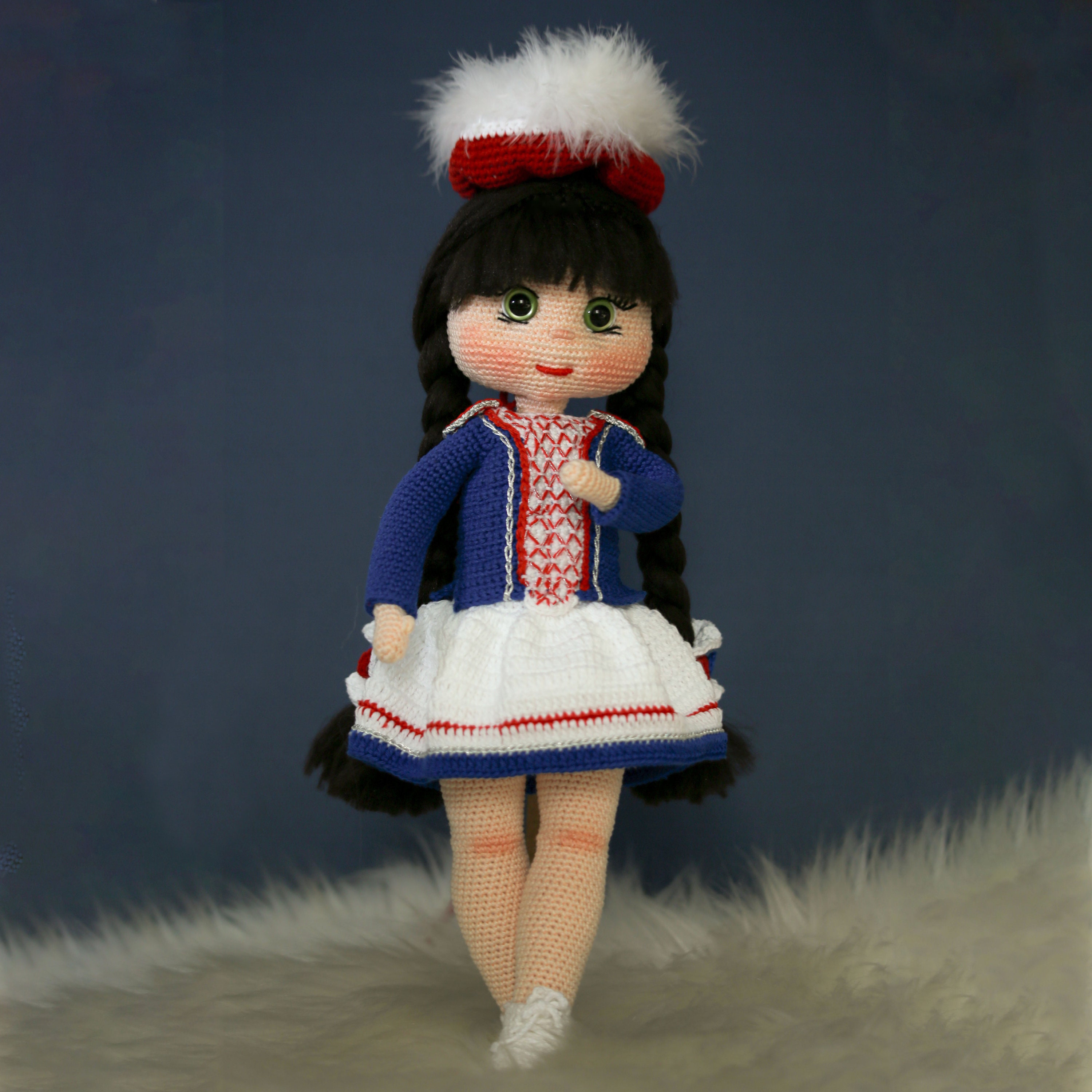 Amigurumi Guard Dance, Handmade Crochet Show Dance Doll, Custom ...