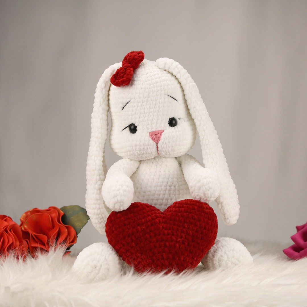 Crochet Bunny Amigurumi Lovely Toy, Cute Bunny Toy, Crochet Rabbit ...