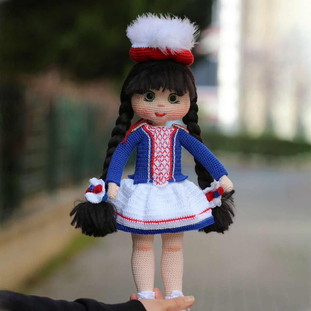 Amigurumi Guard Dance, Handmade Crochet Show Dance Doll, Custom ...