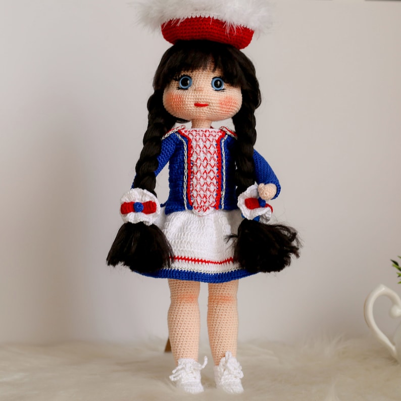 Amigurumi Guard Dance, Handmade Crochet Show Dance Doll, Custom ...
