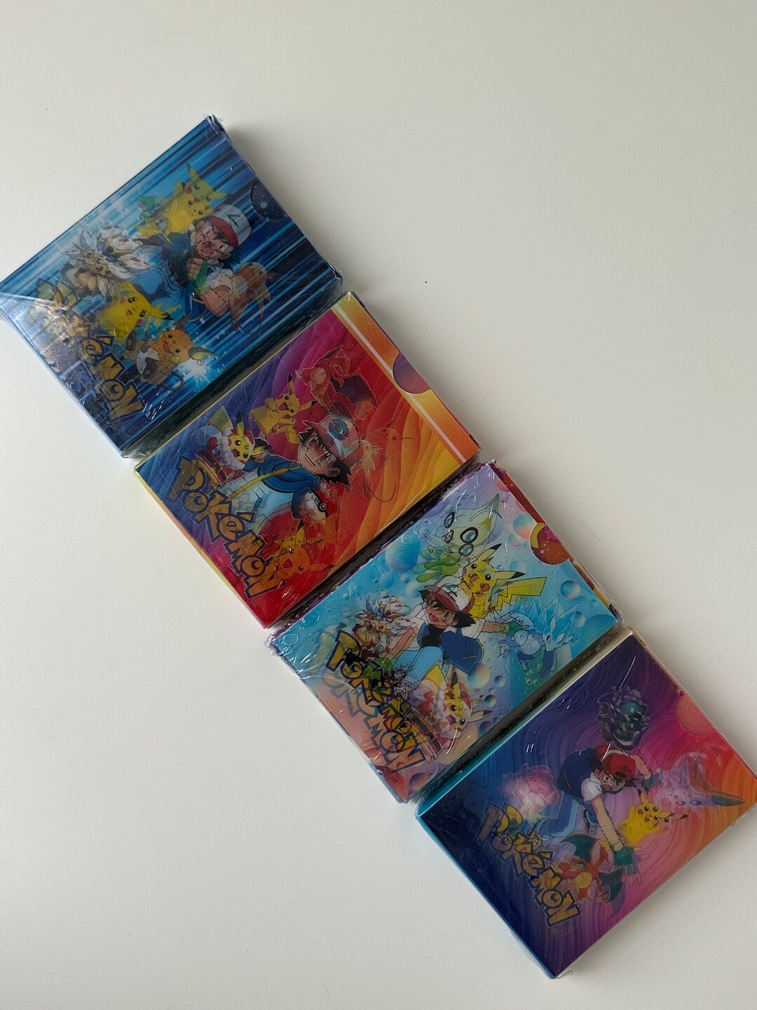 Pokemon Colorful Card 3D Box Vstar Vmax EX GX Pikachu No - Etsy