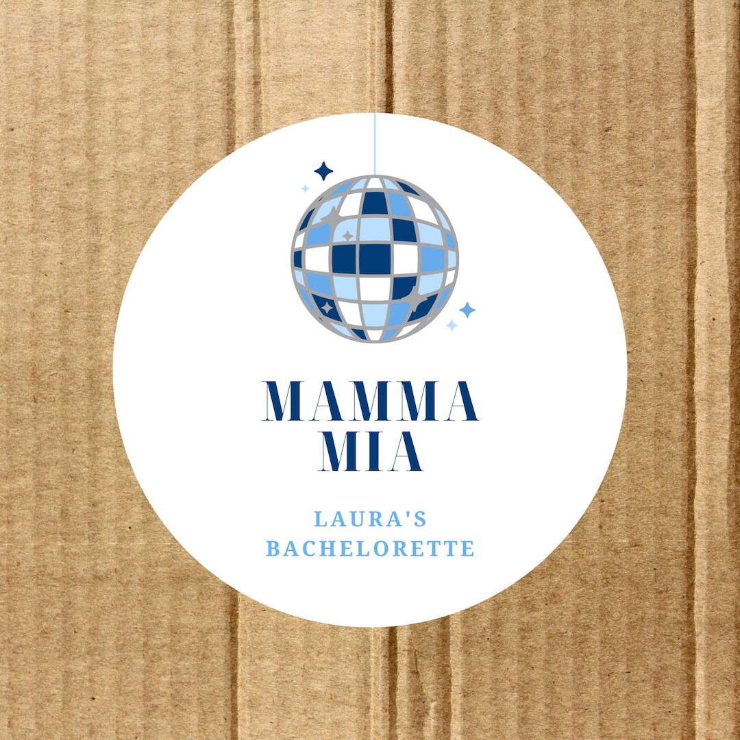 Mamma Mia Bachelorette Stickers, Mamma Mia Bachelorette, Bachelorette ...