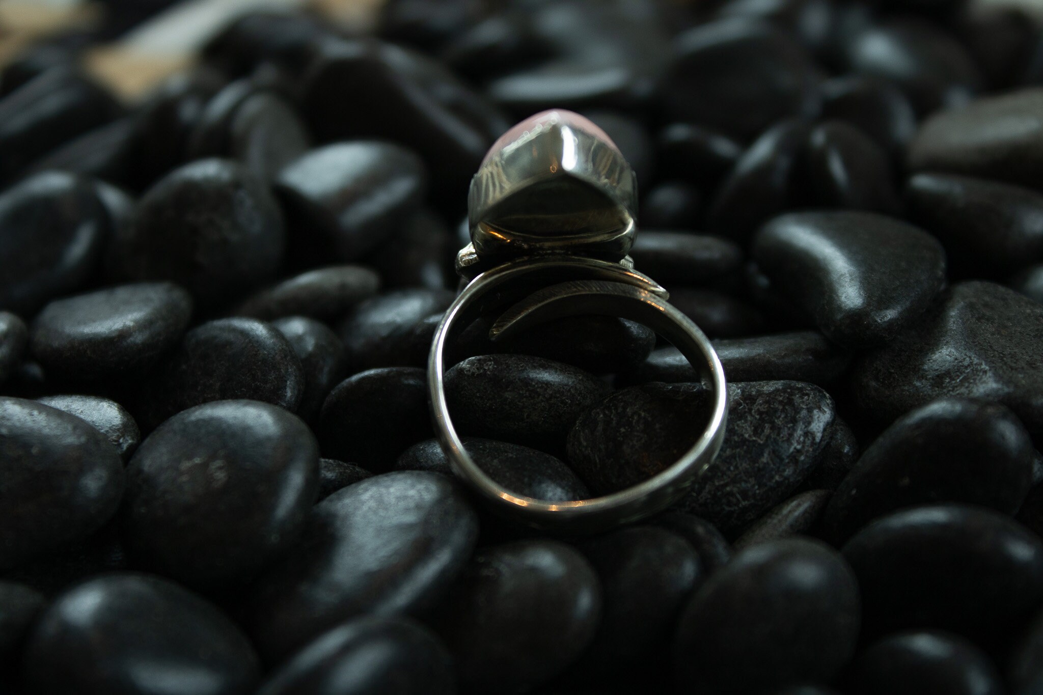 Pink Conch Adjustable Ring - Etsy