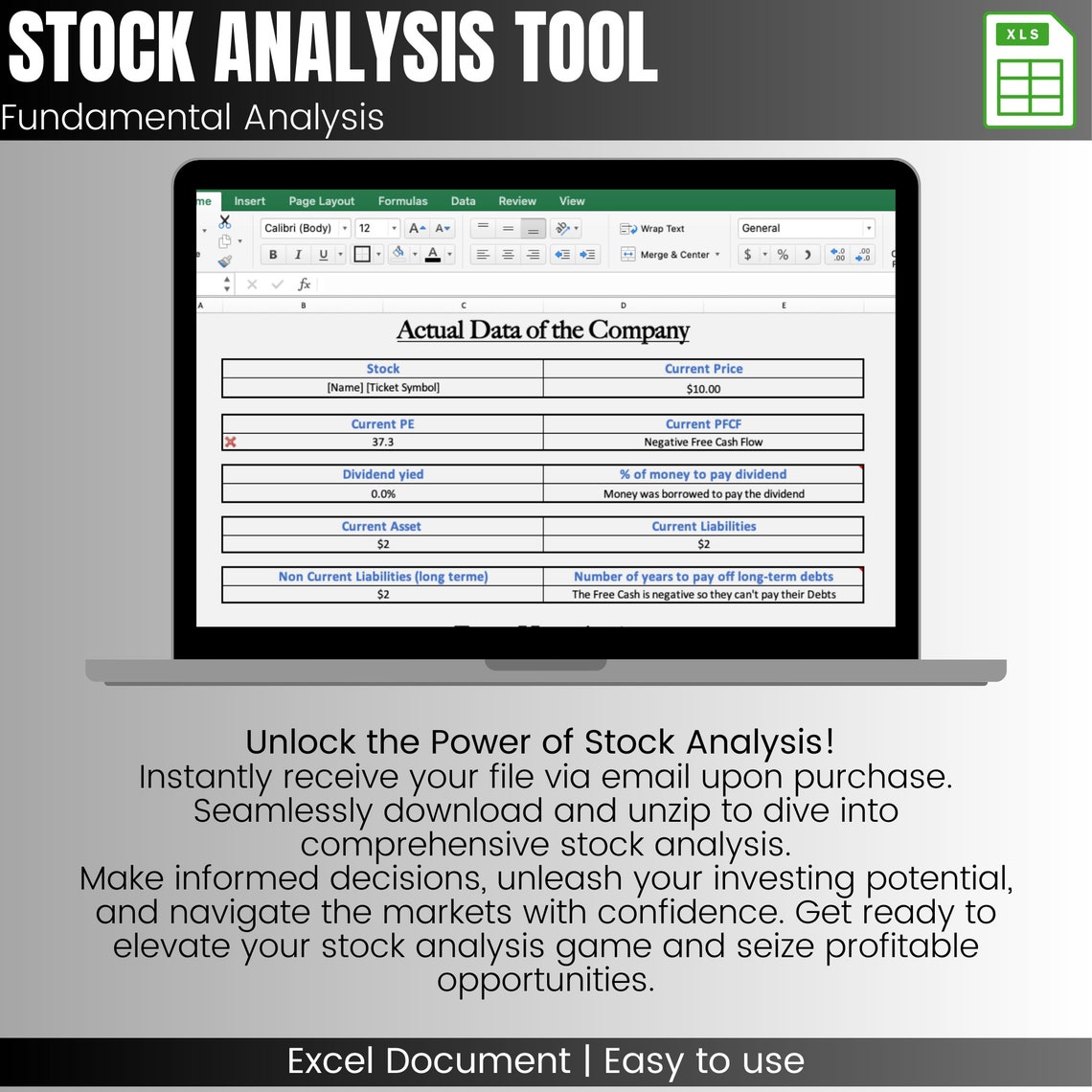 Fundamental Analysis Excel Spreadsheet: Unleash Your Investing ...