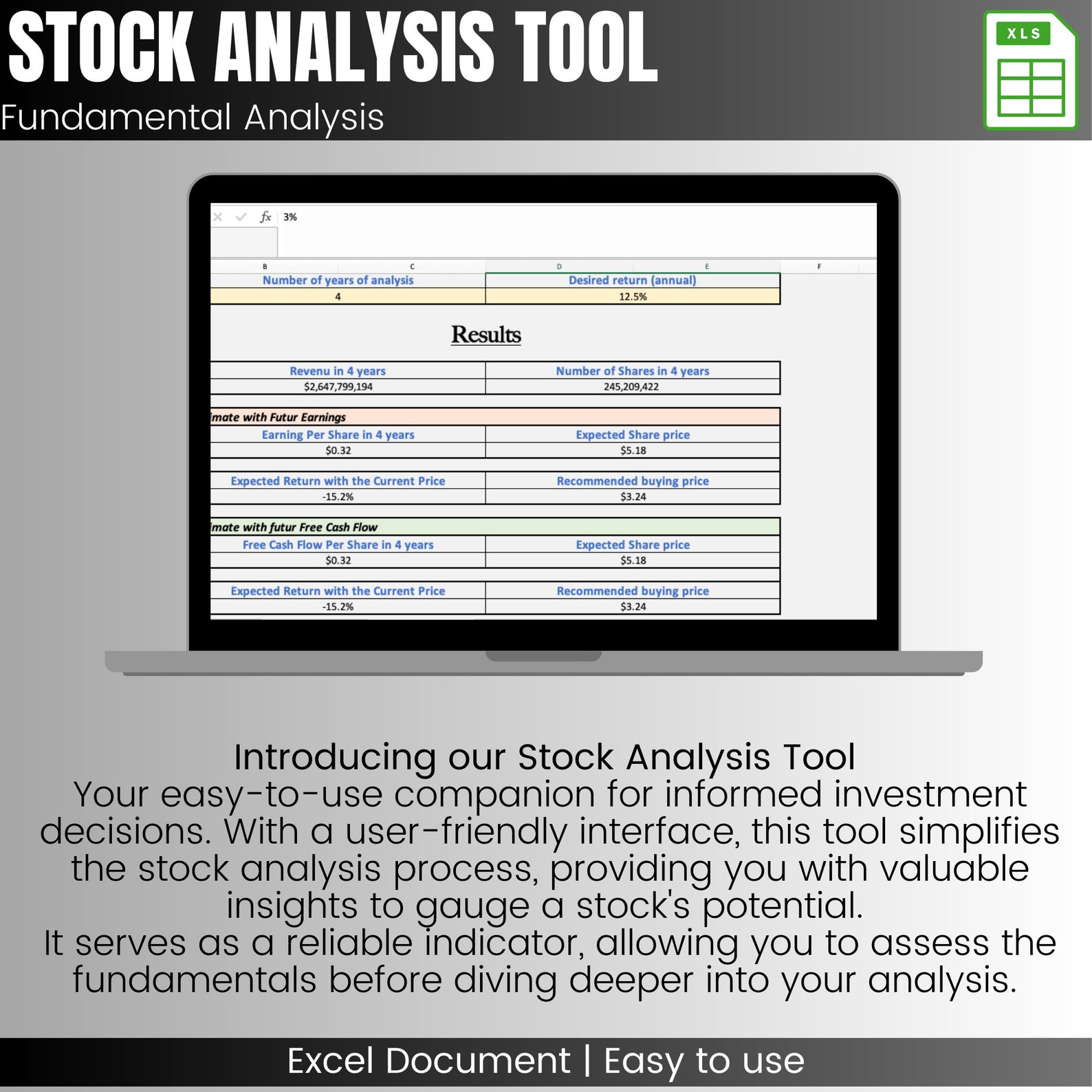 Fundamental Analysis Excel Spreadsheet: Unleash Your Investing ...
