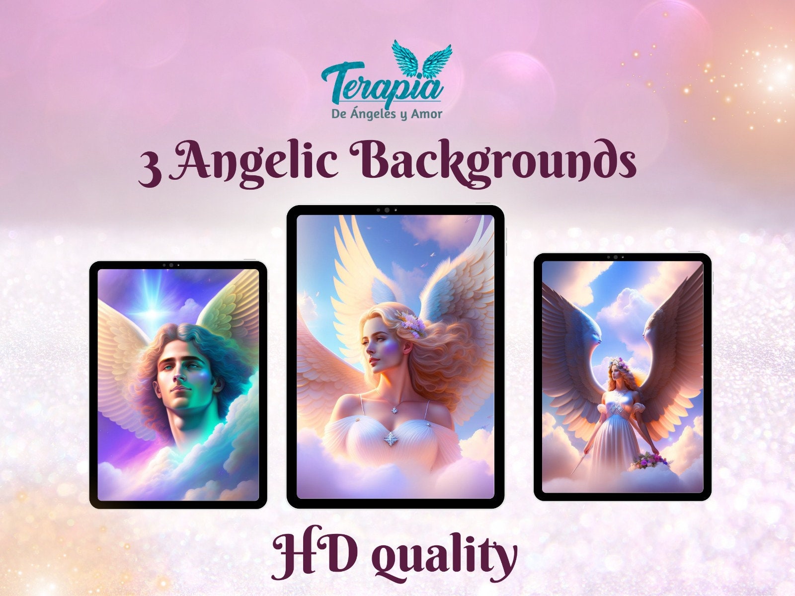 Angelic HD Wallpapers - Divine, Serene, and Inspirational Backgrounds ...