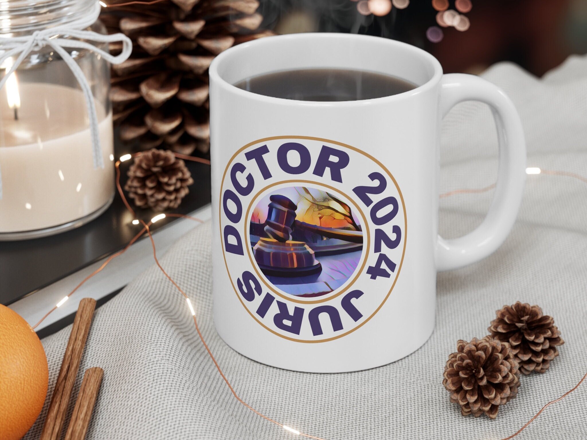 Juris Doctor 2024 Mug, Almost Done With Law School, Law Student Mug ...