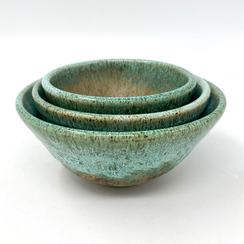 Handmade Ceramic Nesting Bowls - Etsy