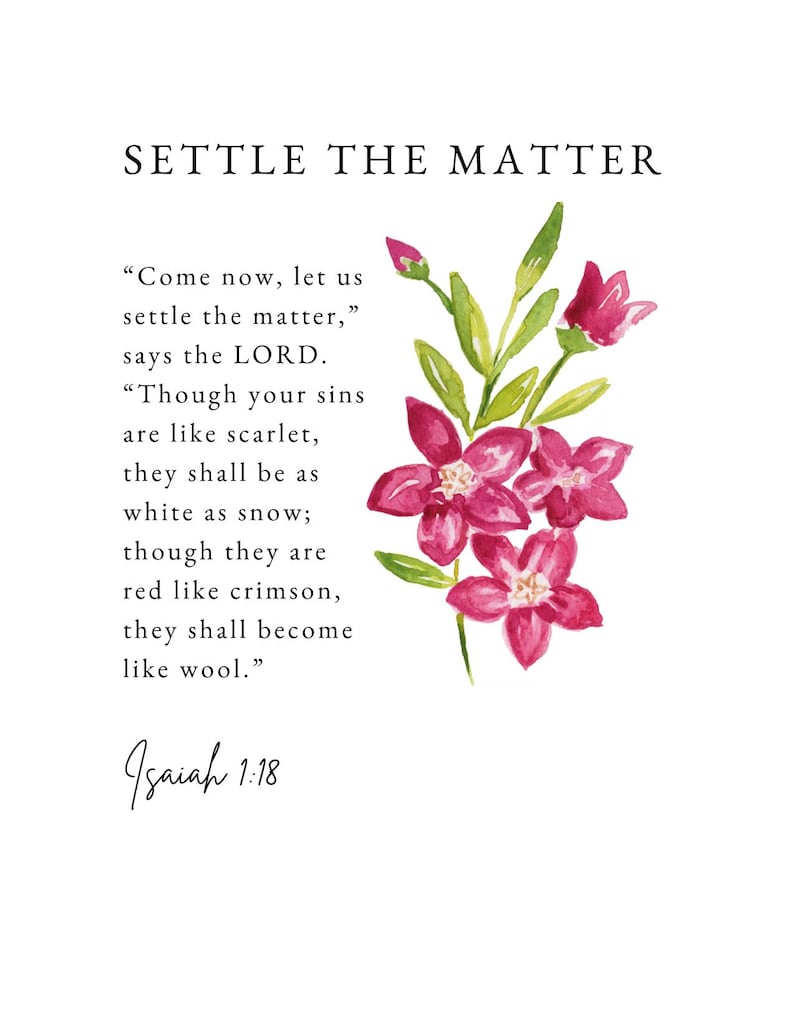 Isaiah Scripture Wall Art Bundle – Set of 5 Bible Verse Printables ...