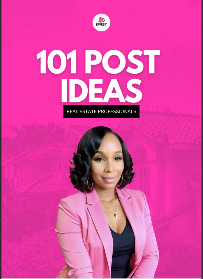 101 Post Ideas for Real Estate Agents - Etsy