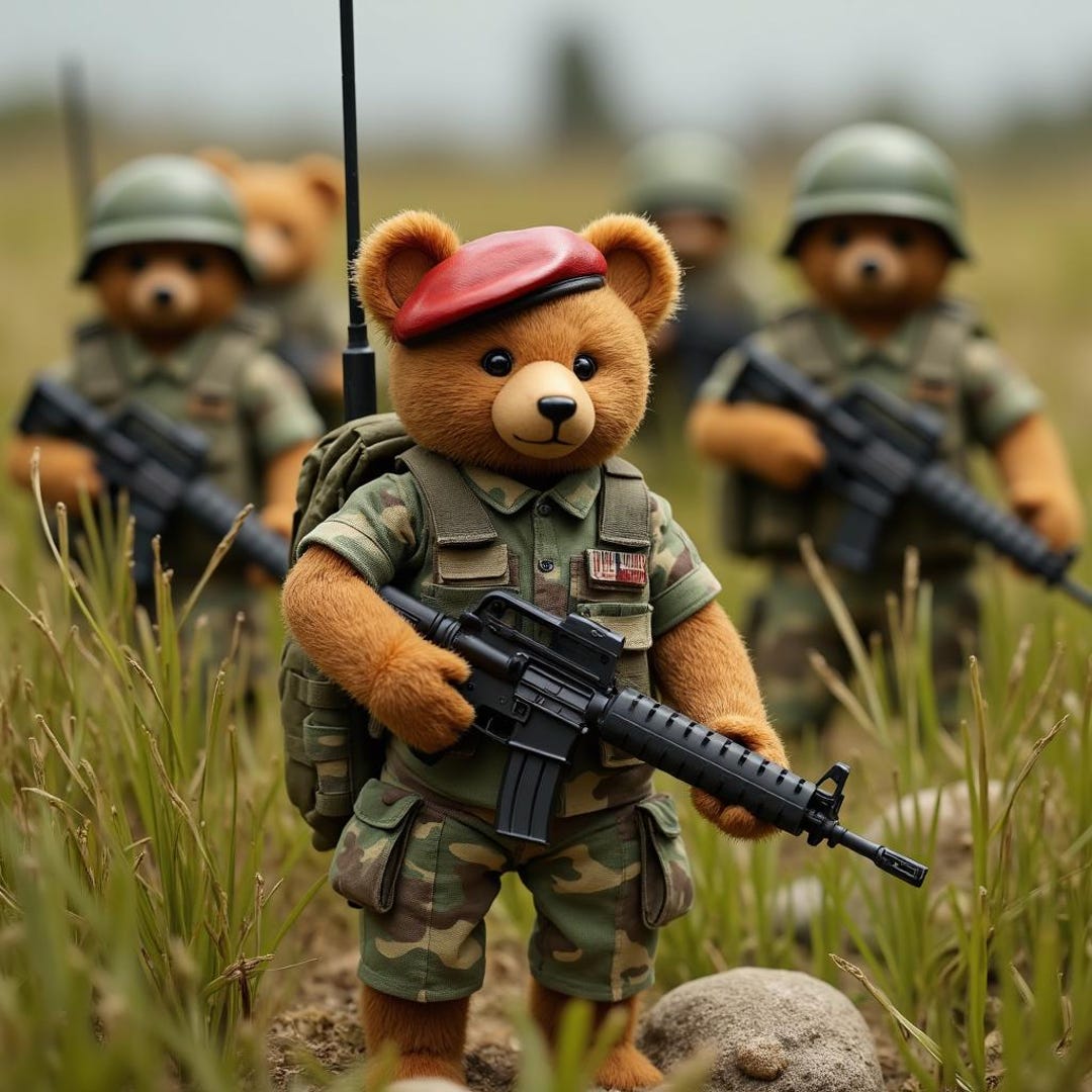 US Military Teddy Bear Set. Over 350 Png Files, Sublimation, UV ...