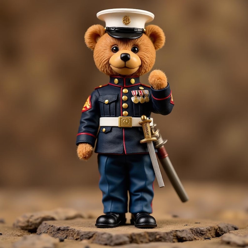 Marine Corps Teddy Bear Clipart: 78 USMC PNG Files for Sublimation - Etsy