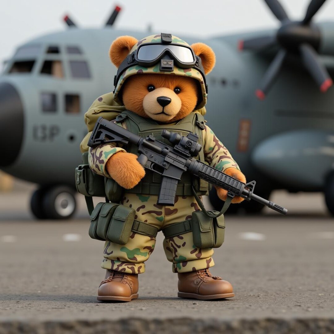 US Air Force Teddy Bear Clipart: 73 PNG Files for Sublimation - Etsy